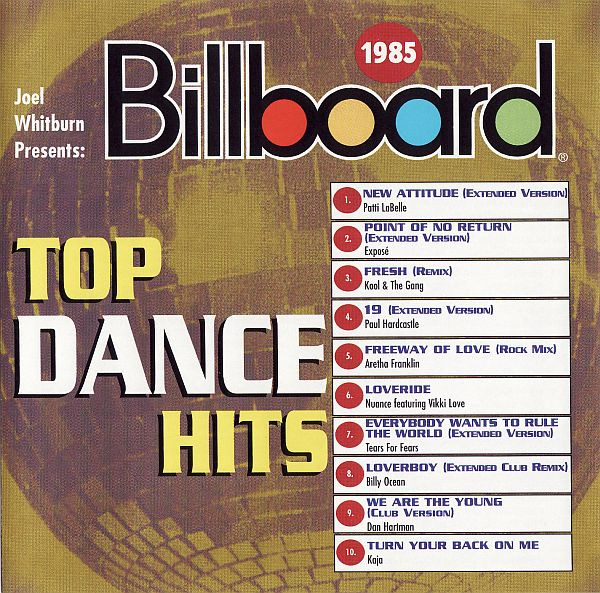 Billboard Top Dance Hits 1985 – Cd (Varios Artistas 12″ : Dan Hartman ...