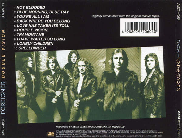 Foreigner – Double Vision Cd Japonés – smilemusic